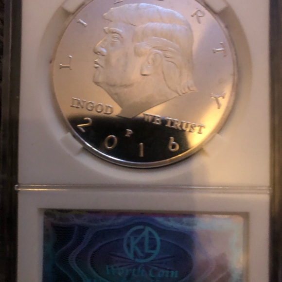 Other | Rare 216 Trump Coin W Slab | Poshmark